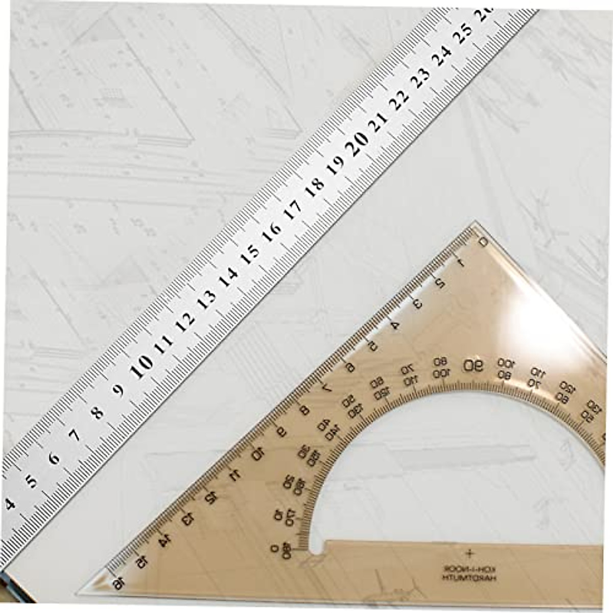 MAGICLULU 3pcs Steel Ruler 30cm Ruler Sewing Straight Ruler Clear Ruler Small Ruler Stainless Steel Scale Ruler Student Machinist Ruler Portable Rulers Measuring Ruler Office Double Sided
