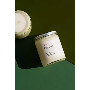 Mia's Co. Rose Garden Scented Candle, Papaya & Rose Natural Soy Candles with Cotton Wicks, 7.5 oz Jar Minimalist Aromatherapy Candles for Home, Long Lasting Burning Stress Relief, Gift for Women