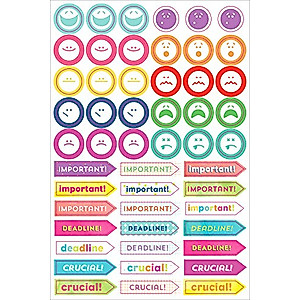 Student Planner Stickers (Set of 575 Stickers)