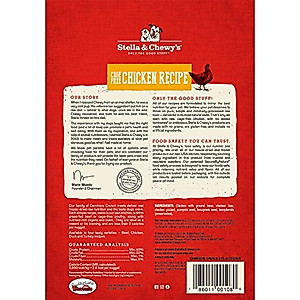 Stella & Chewy's Freeze-Dried Raw Carnivore Crunch Cage-Free Chicken Recipe Dog Treats – 3.25 oz. Bag