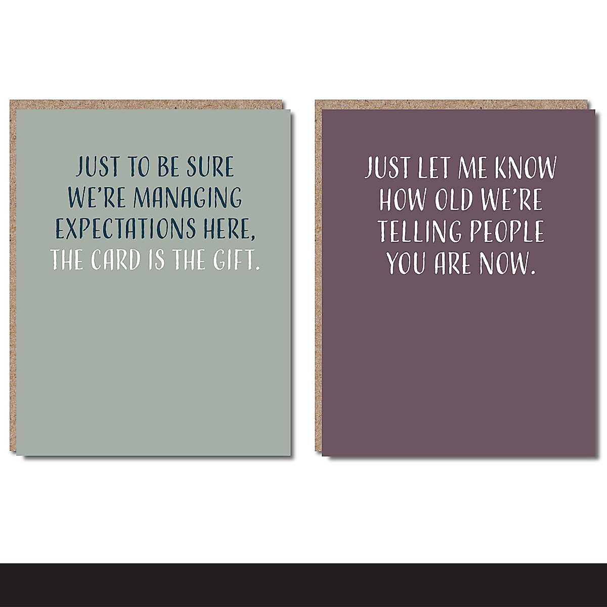 Modern Wit Happy Birthday Card - Single 4.25 X 5.5 Greeting Card With Envelope, Blank Inside, Funny Cards For Men And Women, Funny Birthday Cards For Men And Women