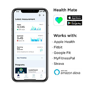 Withings Steel HR Sport Hybrid Smartwatch (40mm) - Activity, Sleep, Fitness and Heart Rate Tracker with Connected GPS, Smart Notifications, Water Resistant with 25-day battery life