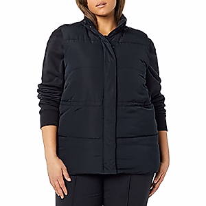 Amazon Essentials Women's Relaxed-Fit Water Repellent Recycled Polyester Puffer Vest (Available in Plus Size) (Previously Amazon Aware), Black, X-Large