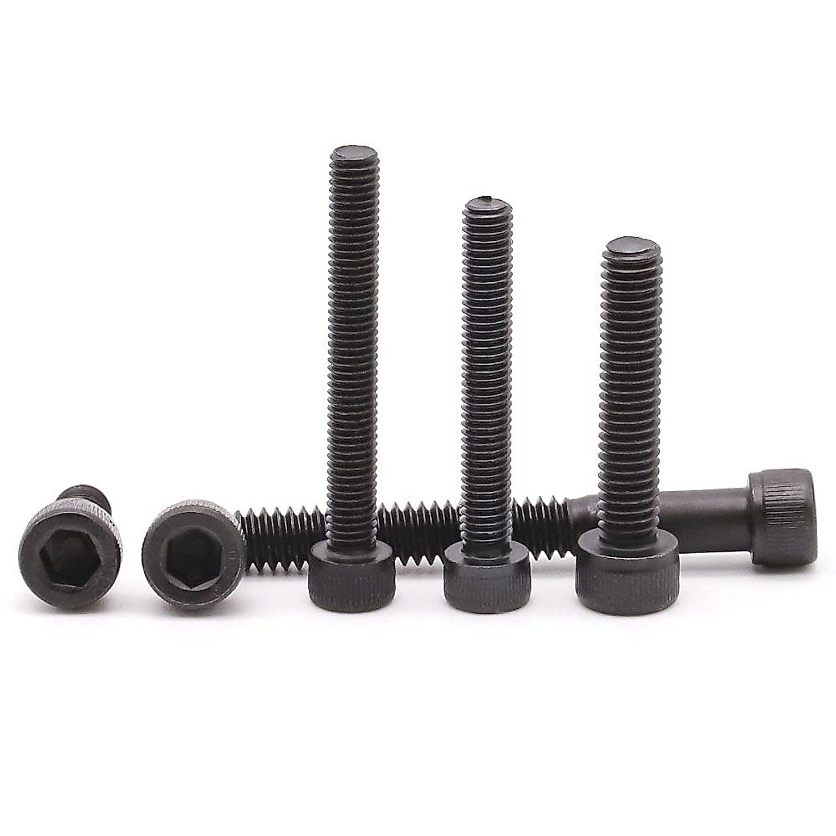 M10-1.5 x 30mm (10 Pack) Alloy Steel Socket Head Cap Screws Grade 12.9 Black Oxide Finish Full Thread