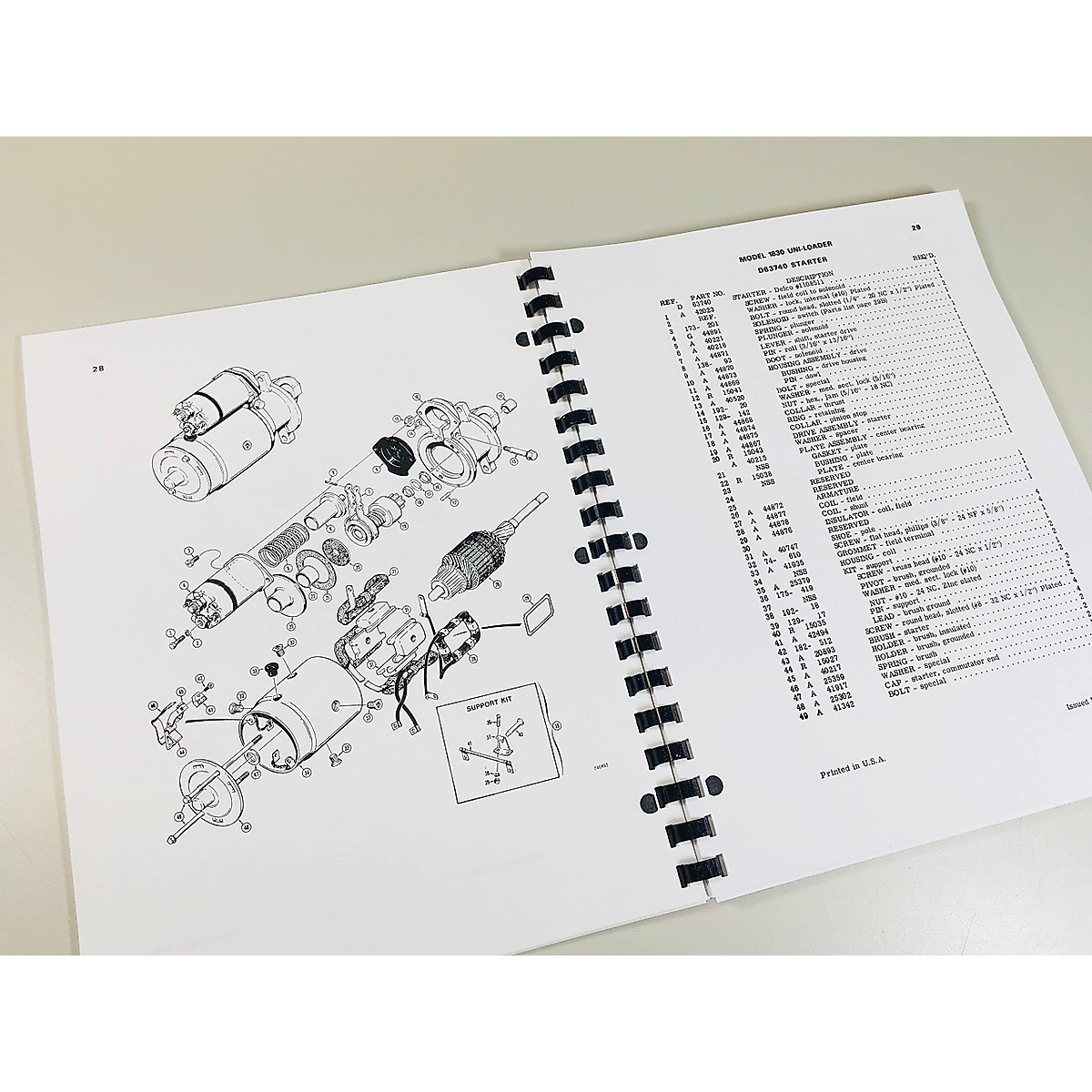 Case 1830 Uni Loader Parts Manual Catalog Skid Steer Assembly Exploded Views