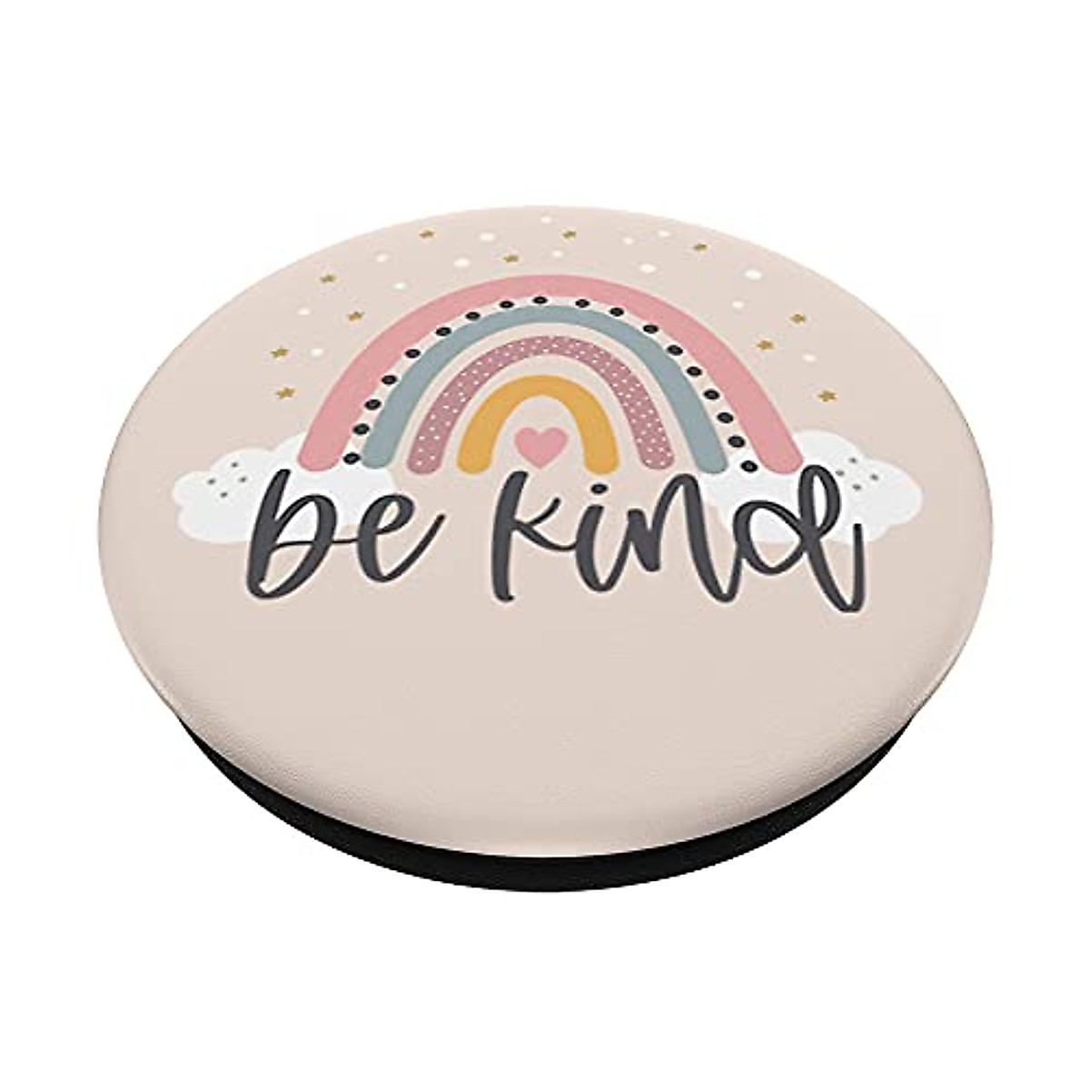 Be Kind - Cute Rainbow Positive Quotes Inspirational Saying PopSockets Swappable PopGrip