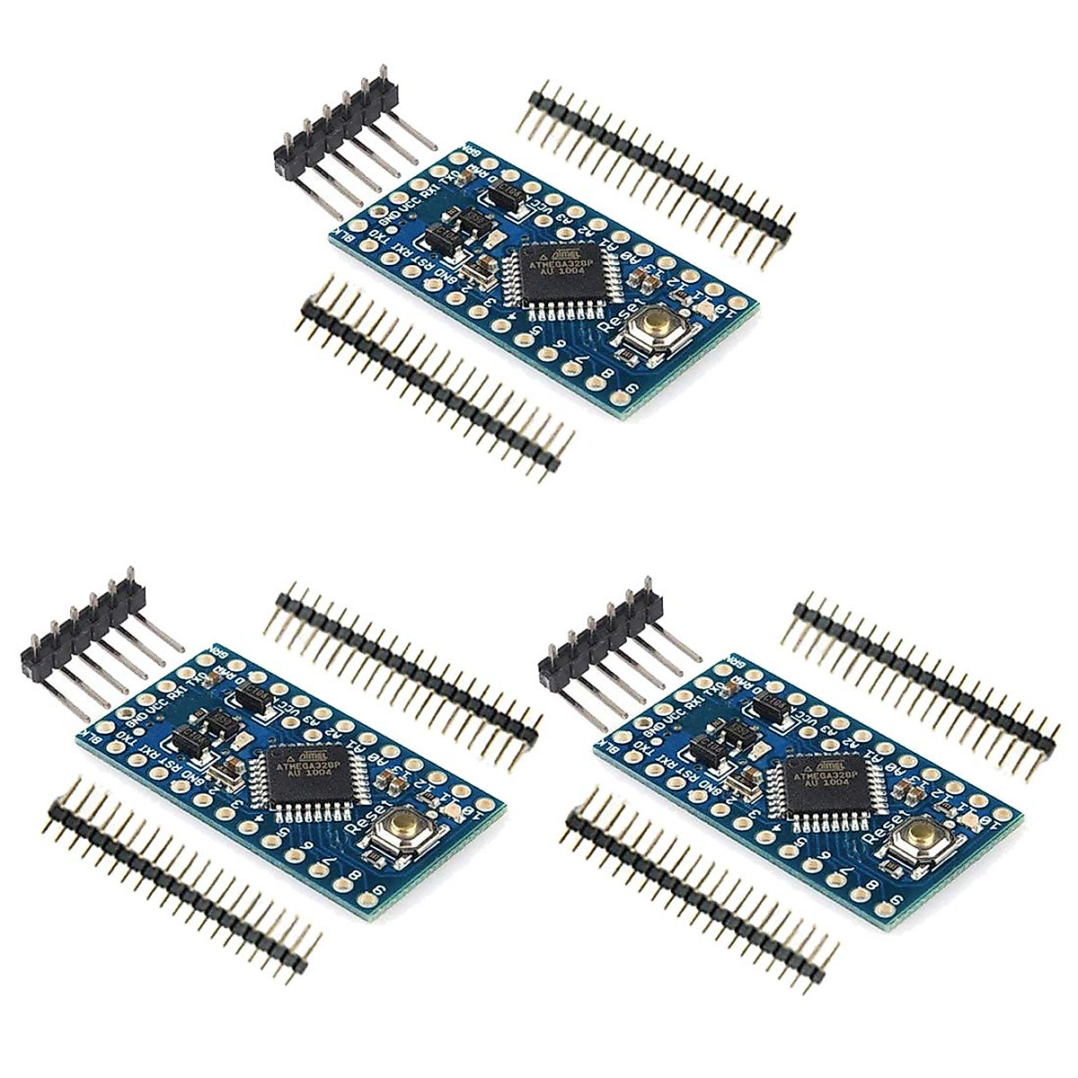 HiLetgo 3pcs Pro Mini Atmega328P 5V/16MHz Development Board Compatible with Arduino pro Mini