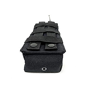 X-FIRE® Tall Washable Nylon MOLLE Pouch or Duty Belt Portable Radio Holder
