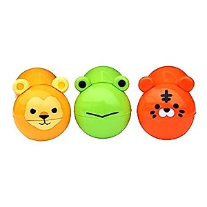 Cute Zoo Animal Chip Bag Clips – 3 Pc Pack – Durable Plastic Clip for Keeping Food Fresh, Organize Kitchen and Office – Perfect for Snacks, Travel & Super Adorable (Frog, Lion, Tiger)