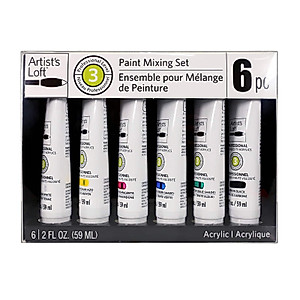 Artists Loft Professional Acrylic Paint Mixing Set, 6ct.