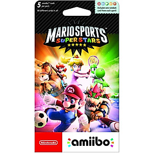 Nintendo Animal Crossing Cards Series 2 (Pack of 6 Cards) and Mario Sports Superstars amiibo (Pack of 5 Cards) - Bundle - Nintendo Switch ,3DS and Wii U