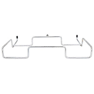 Stainless Steel Trash Bag Holder, Trash Can Bracket, Dustbin Cage Garbage Plastic Bag Holder Garbage Table Rack for Kitchen, Pantry, DormRoom, Camping, Hiking 13.6 x10.2 X 1.8