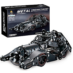 LILCRUIBAO Erector Sets for Boys Age 8 9 10 11 12-16 and Older, 332 Pcs Batman Model Car Building Set for Kids Ages 8-12 Year and Up Metal STEM Educational Toy for Kids Boys Girls or Adults