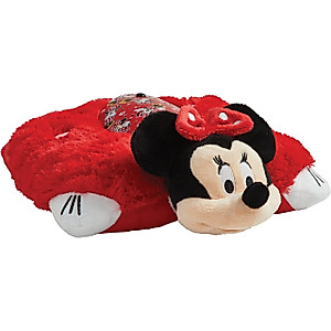 Pillow Pets Disney Rockin the Dots Minnie Mouse Sleeptime Lites - Retro Minnie Mouse Plush Night Light