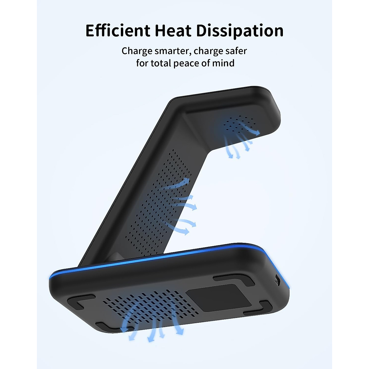 Wireless Charger for Samsung&Android: JoyGeek 3 in 1 Charging Station for Galaxy Watch5 Pro/4/3/Active2/1 - Phone Charger Stand for S23 Ultra/S22/S21/S20/Note 20, Z Fold&Flip Series, Buds2 Pro