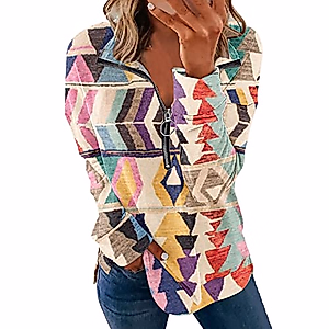 Fall Clothes for Women 2023, Prime Deals of The Day Today Only Crew Neck Sweatshirts Women, Womens Casual Long Sleeve Tops Zip Up Lapel Sweatshirts Solid Color Workout Tops Blouse