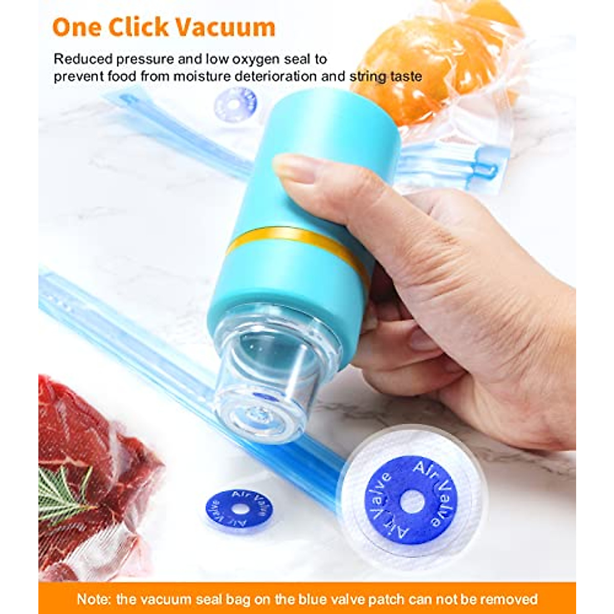 Mason Jar Vacuum Sealer, Electric Mason Jar Vacuum Sealer Kit, Vacuum Sealer for Regular and Wide Mouth Canning Jars, Includes Electric Vacuum Pump and Reusable Vacuum Food Storage Bags