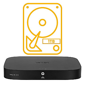 Lorex Fusion 1080p HD Security Camera System w/ 1TB DVR – 8 Channel Home Security System w/ 8 Analog Metal Bullet Cameras – Smart Motion Detection, Long Range IR Night Vision, Weatherproof