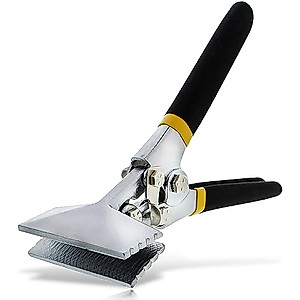 ABN Hand Seamers Sheet Metal Tool - 3 Inch Straight Metal Bending Pliers for Roofing, Siding, HVAC, and More