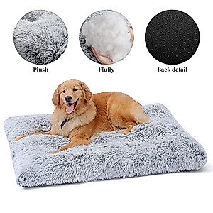 Sycoodeal Dog Bed Mat for Medium & Large Dogs (Grey)