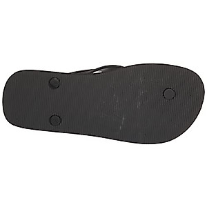 A | X ARMANI EXCHANGE Men's Logo Flip Flop, Black, 10
