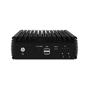 MOGINSOK 2.5GbE Micro Firewall Appliance Mini PC Intel Celeron N5105 4xIntel I225-V 2.5G LAN VPN Router PC 16GB DDR4 256GB M.2 NVMe SSD AES-NI HDMI 2.0 DP