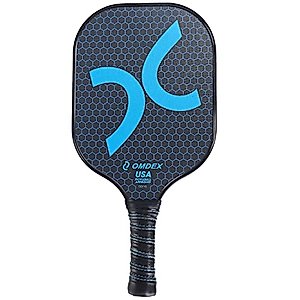 Pickleball Paddle - V5 Graphite Carbon Fiber Face for Spin, Lightweight Paddle, Cushion Comfort Grip with Ergonomic, Honeycomb Core Educes Vibration for More Contro & Power - USA Pickleball Approved