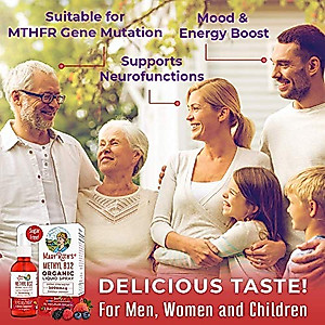 Vitamin B 12 Spray & Liquid Multivitamin Raspberry Bundle by MaryRuth’s | Nerve Function & Energy Boost | Vitamin A, B, C, D3, E & Amino Acids | Vitamins for Immune Support, Digestion, Focus & Energy.