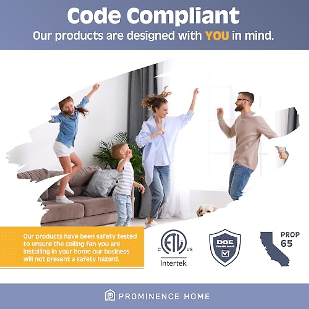 Prominence Home Alvina Traditional 44 Inch Ceiling Fan with Light, LED Flush Mount Ceiling Fan, Indoor Fan with 5 Blades, Gray Pine and Maple Brown Blade Finish Options, Bronze (51584-01)