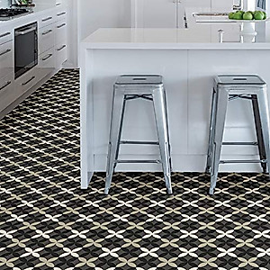 FloorPops FP3367 Arbor Peel & Stick Floor Tiles, Neutral