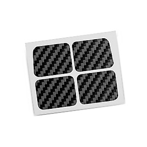 TouchProtect Steam Deck Grip Kit - Front touchpad and back button skin set. Steam Deck accessory bundle. (Carbon Fiber Black)