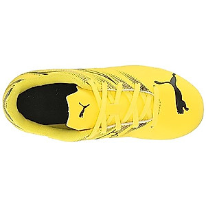 PUMA Attacanto Firm Ground/Artificial Ground (Toddler/Little Kid/Big Kid) Yellow Blaze/Puma Black 3.5 Little Kid M