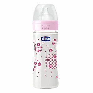 Chicco 250ml Wellbeing PP Bottle (Pink)