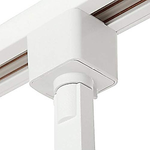 Hampton Bay 44 in. 3-Light White Integrated LED Track Lighting Kit with Large Cylinder Metal Shades