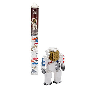 PLUS PLUS - Apollo 11 Space Playset Bundle - Space Mini Maker Tubes and Baseplate Builder - Construction Building STEM | STEAM Toy, Interlocking Mini Puzzle Blocks for Kids