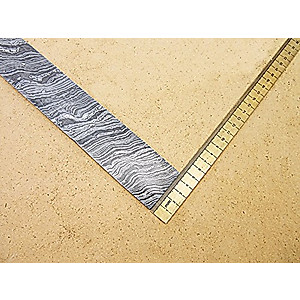Poshland DBD-659, Custom Handmade Damascus Steel Billet Knife/Blank Blade Making Bar