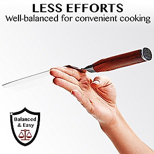 TradaFor Chopping Knife - Vegetable Knife - Usuba Asian Knife - Japanese Vegetable Cleaver Knife - Kitchen Knife - High Carbon Stainless Pro Japanese Cleaver Knife - Gift in Stylish Gift Box