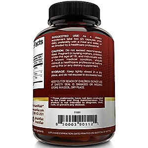 NutriFlair Ceylon Cinnamon, Berberine HCL, Chromium, Black Pepper Extract (Made with True Ceylon Cinnamon) - 1200mg per Serving, 120 Capsules - Lipid Levels, Antioxidant