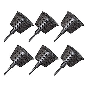 40 Pcs Fertilizer Bonsai Fertilizer Cakes Mesh Baskets Garden Nursery Cutting Rooting Baskets Bonsai Fertilizer Box Fertilization Control Container