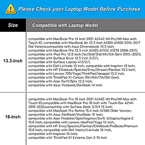 MOSISO 360 Protective Laptop Shoulder Bag Compatible with 17-17.3 inch Dell HP Acer Samsung Sony Chromebook Computer, Watercolor Marble Sleeve with Belt, Turquoise