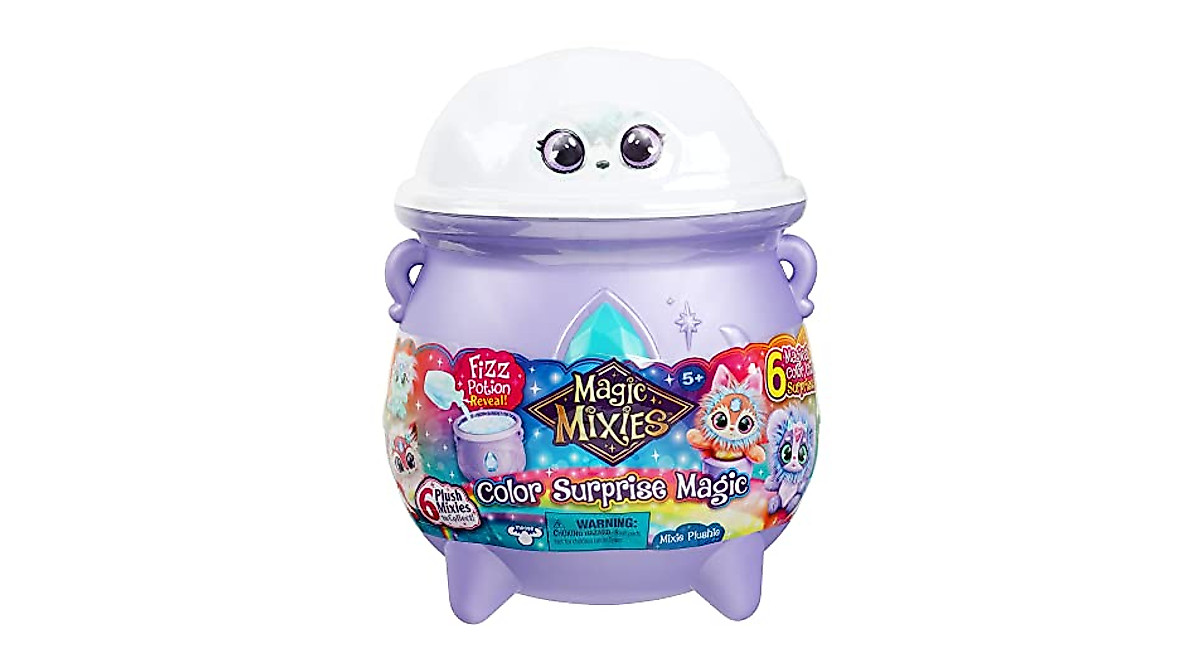 Magic Mixies Color Surprise Cauldron - Reveal Color-Changing Plushie