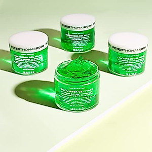Peter Thomas Roth | Cucumber Gel Mask | Extreme De-Tox Hydrator, Cooling and Hydrating Facial Mask, Helps Soothe the Look of Dry and Irritated Skin, 5 fl oz (Pack of 1)
