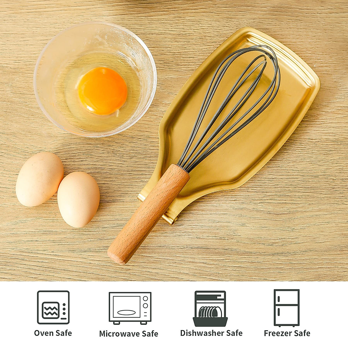 BETTWILL Gold Spoon Rest for Kitchen Counter