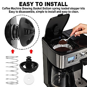 Coffee Brewing Basket Bottom spring loaded stopper kits for Hamilton Beach 990117900 990237500,Fits for Mr. Coffee Black and Decker majority coffee makers Brew Basket
