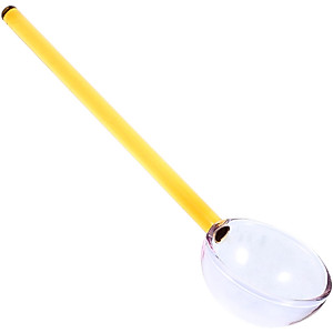 CALLARON Clear Spoons Glass Spoon Espresso Spoons Teaspoon Stirring Spoon Rod Handled Coffee Stirrers Mixing Spoon for Salt Sugar Tea Coffee Cocktail Cold Drink Glass Spoons