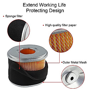 Air Filter For Honda AFZE30 GX340 GX390 11 13 Pressure Washer Generator Engine