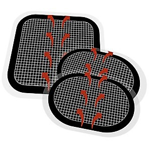 Electrodes Pad,18 PCS Gel Pads Replacement Unit Set Pack for All Abdominal Belts