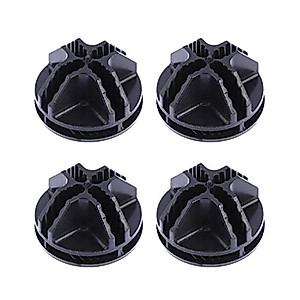 ifundom Plastic Connectors 40 Pcs Black Plastic Connectors for Wire Cube Plastic Storage Modular Metal Grid Panel Shelving Units and Closet Organizer