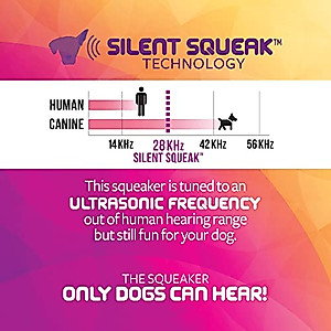 TrustyPup Strong 'N Silent Penguin Silent Squeak Plush Dog Toy, Chew Guard Technology - Black/White, Medium