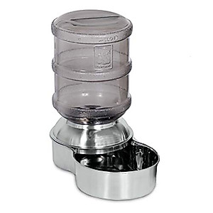 Petmate Stainless Steel Replendish Waterer, Small (24345S)